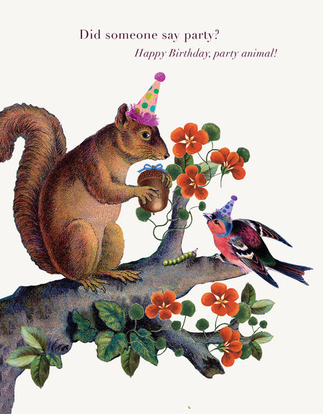 Did someone say party? - A-2 Greeting Card – P. Flynn Design