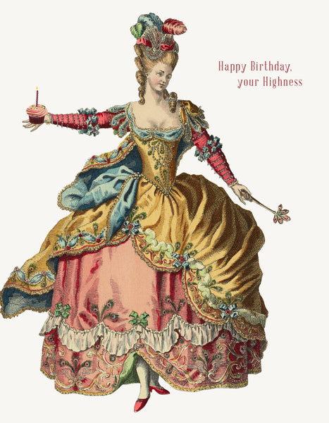 Happy Birthday, Your Highness - A-2 Greeting Card – P. Flynn Design